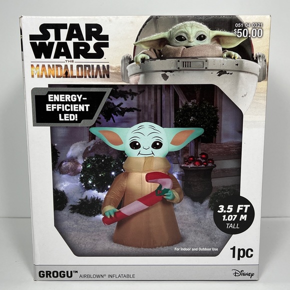Gemmy | Holiday | Star Wars Mandalorian The Child Baby Yoda Christmas ...